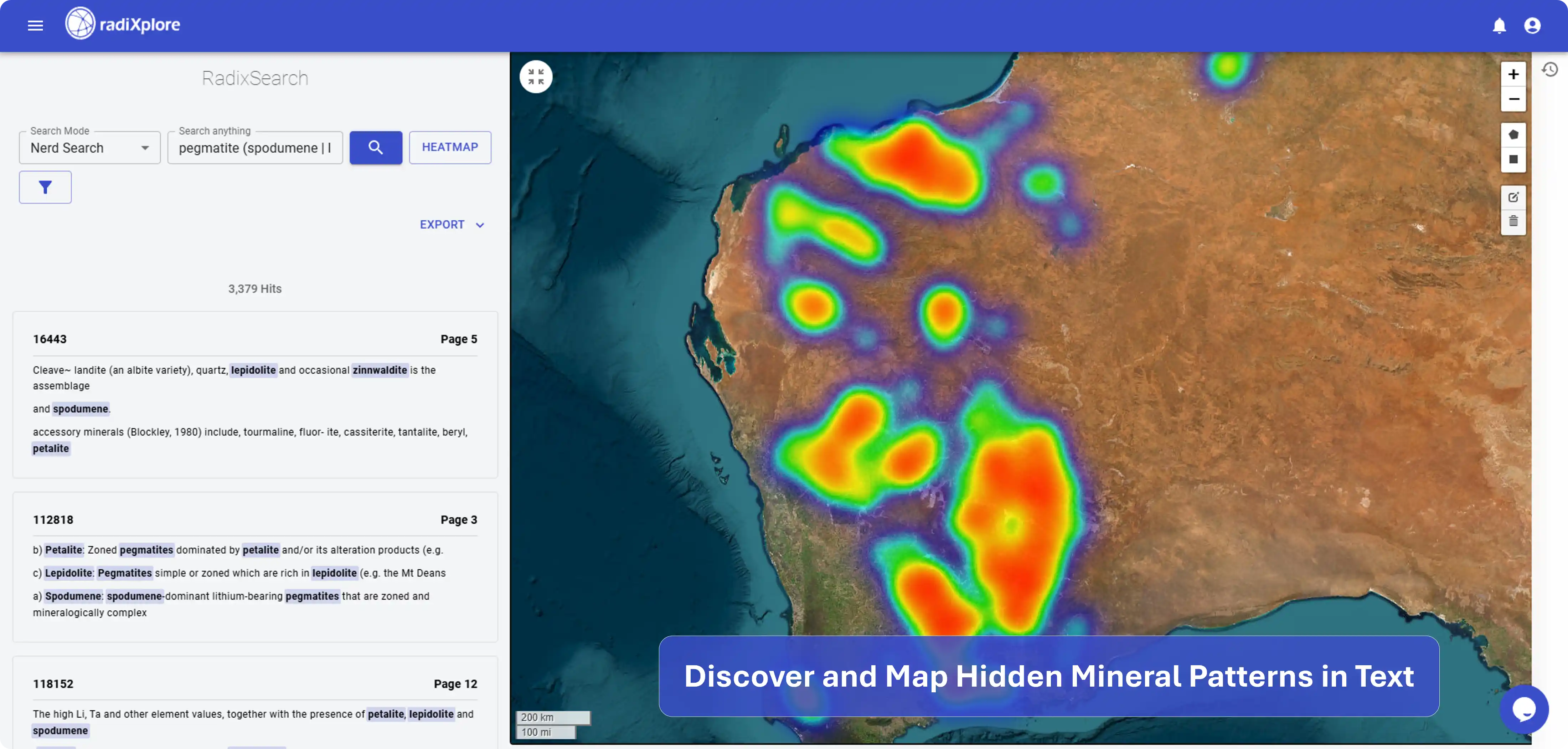 RadiXplore - Leverage unstructured data to make informed decisions